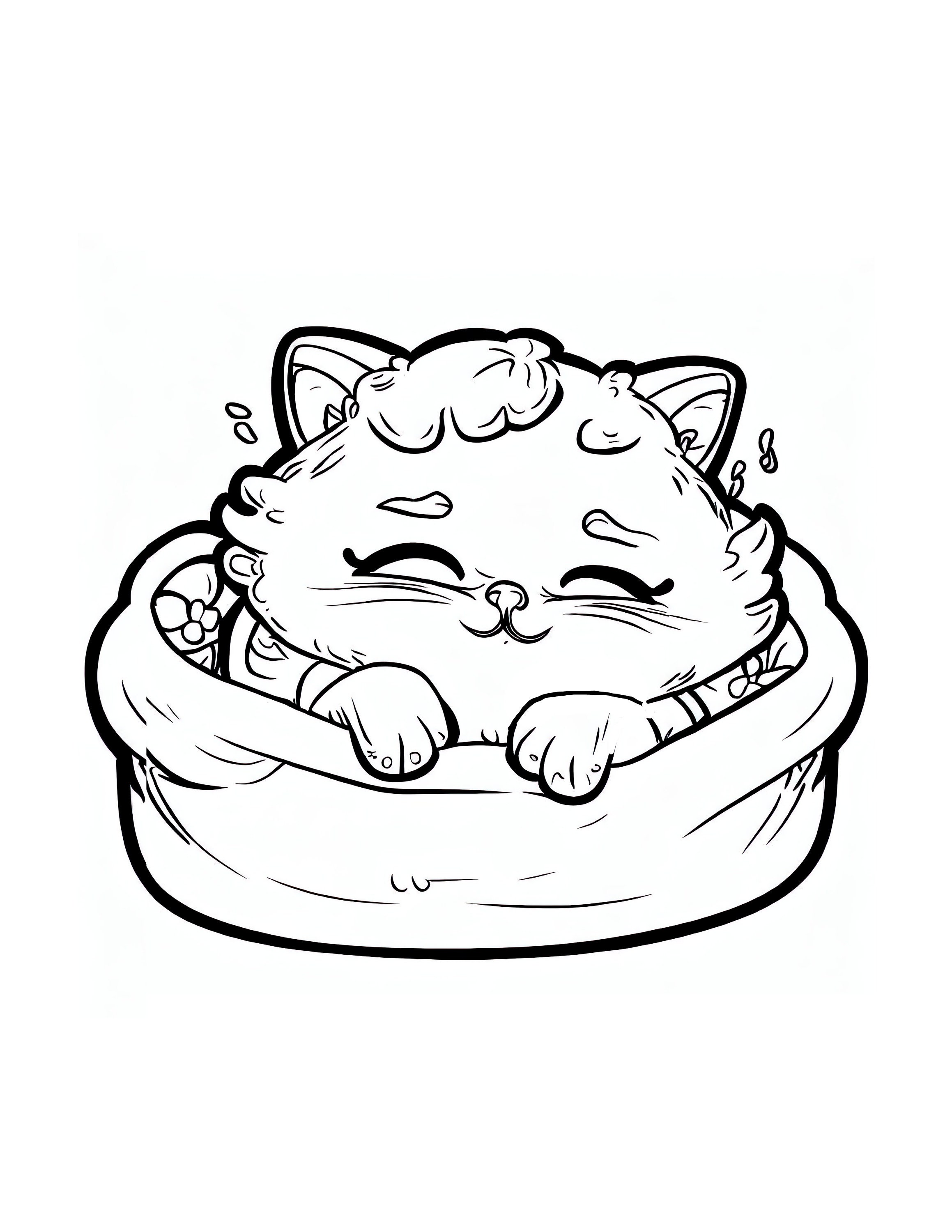 Adorable Cats 6-10 Kids Coloring Pages 8x11 - Etsy