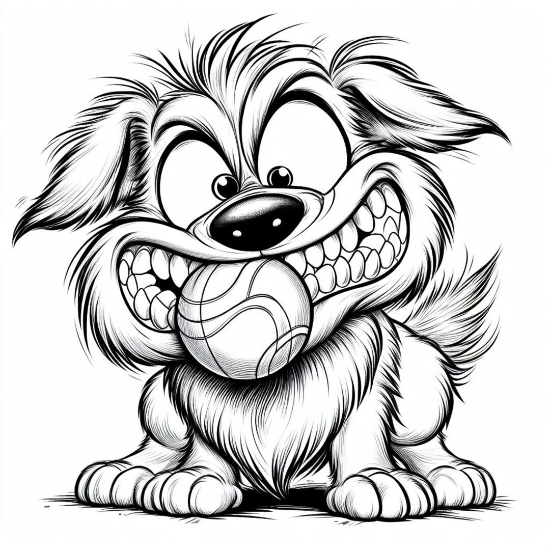 Unleashed Dogs 61-65 Kids Coloring Pages - Etsy