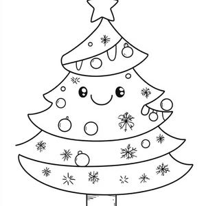 Cute Christmas 76-80 Kids Coloring Pages 5 8x11 - Etsy