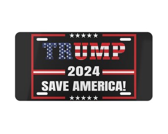 Trump/vance 2024 Vanity Plate Car Truck RV - Etsy