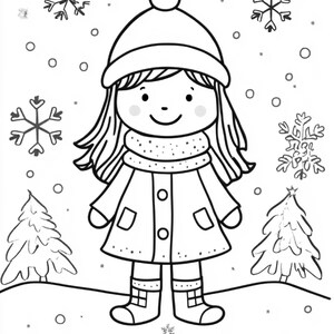 Cute Christmas 76-80 Kids Coloring Pages 5 8x11 - Etsy