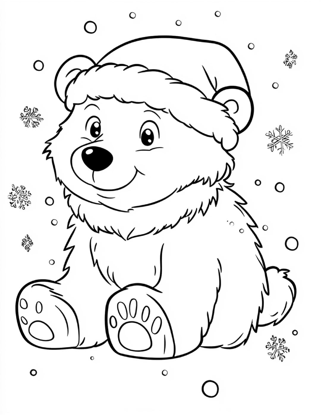 Cute Christmas 86-90 Kids Coloring Pages 5 8x11 - Etsy