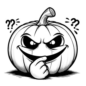 Pumpkin Giggles 16-20 Kids Coloring Pages 8x11 - Etsy