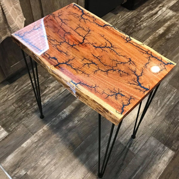 Fractal Burned Table - Etsy