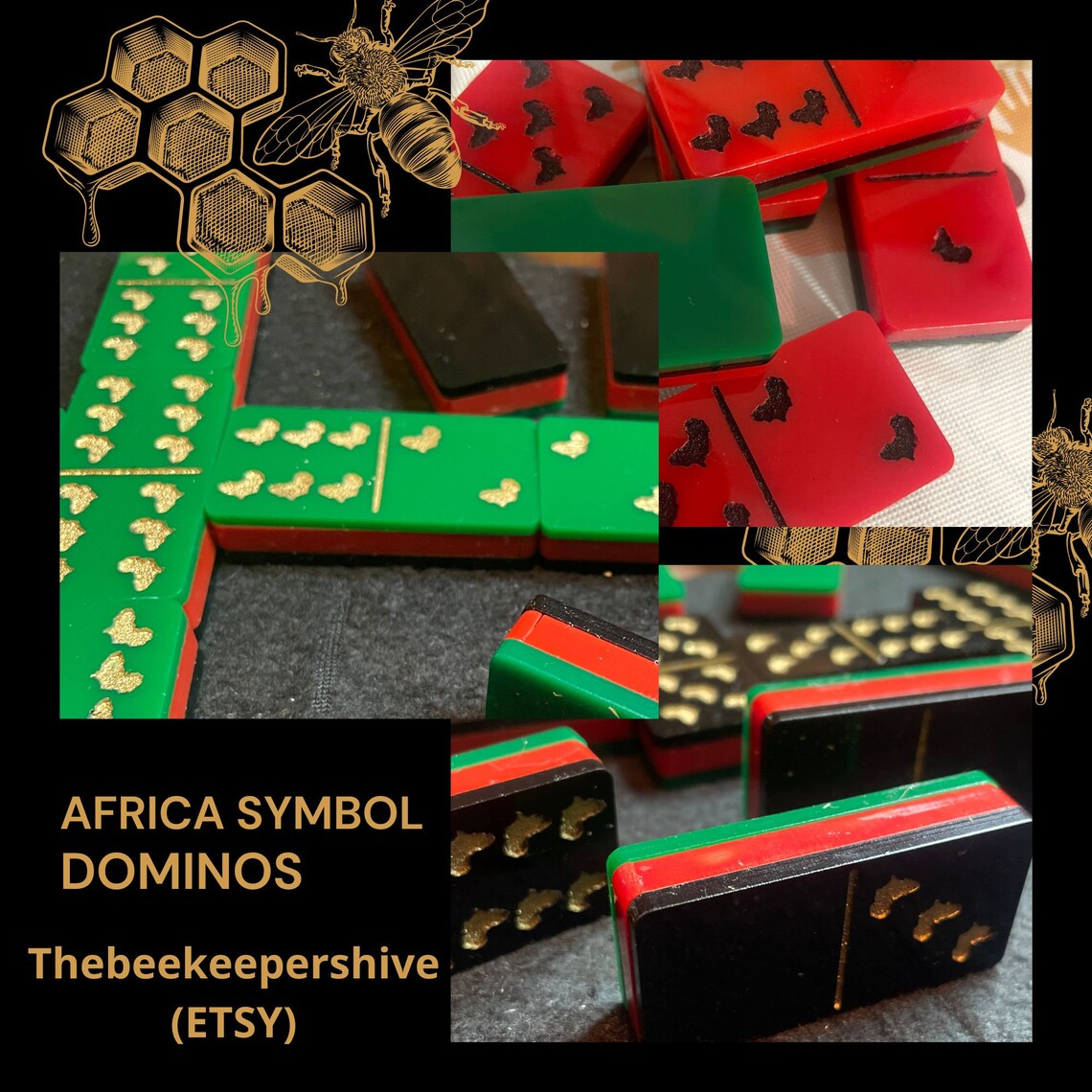 Laser Cut Acrylic Dominos-africa Symbols - Etsy