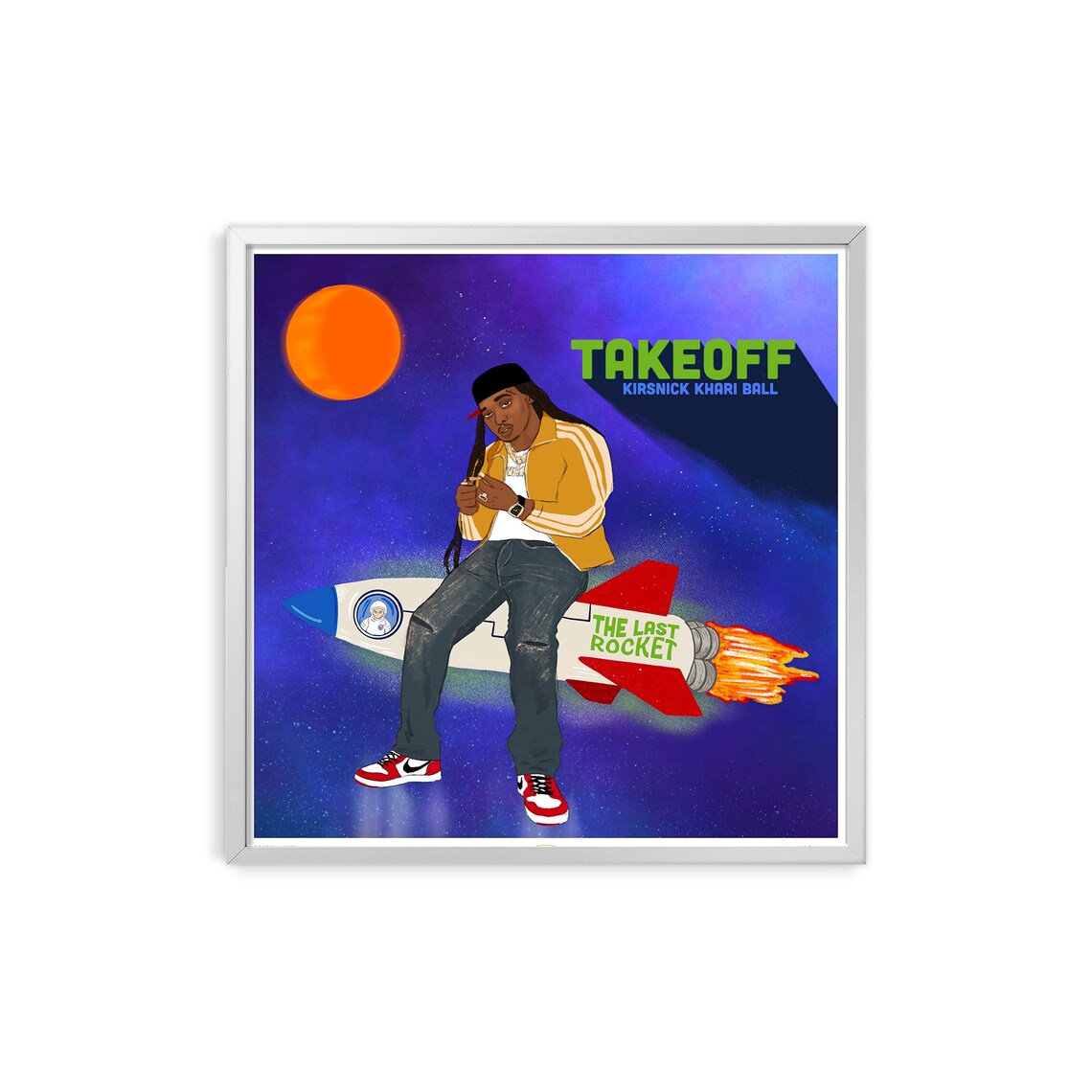 Takeoff Migos 12x12 Wall Art Print, Illustration - Etsy