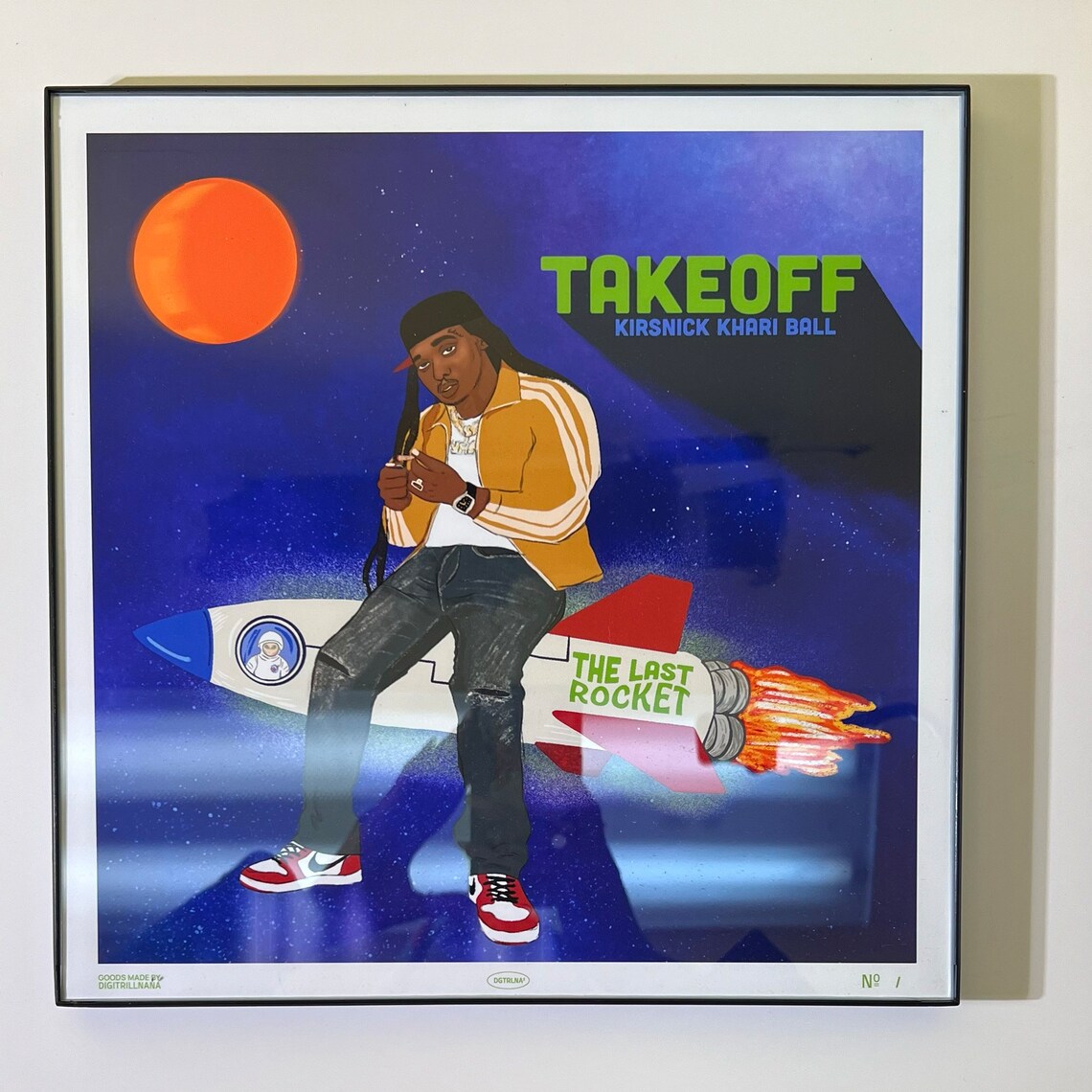 Takeoff Migos 12x12 Wall Art Print, Illustration - Etsy