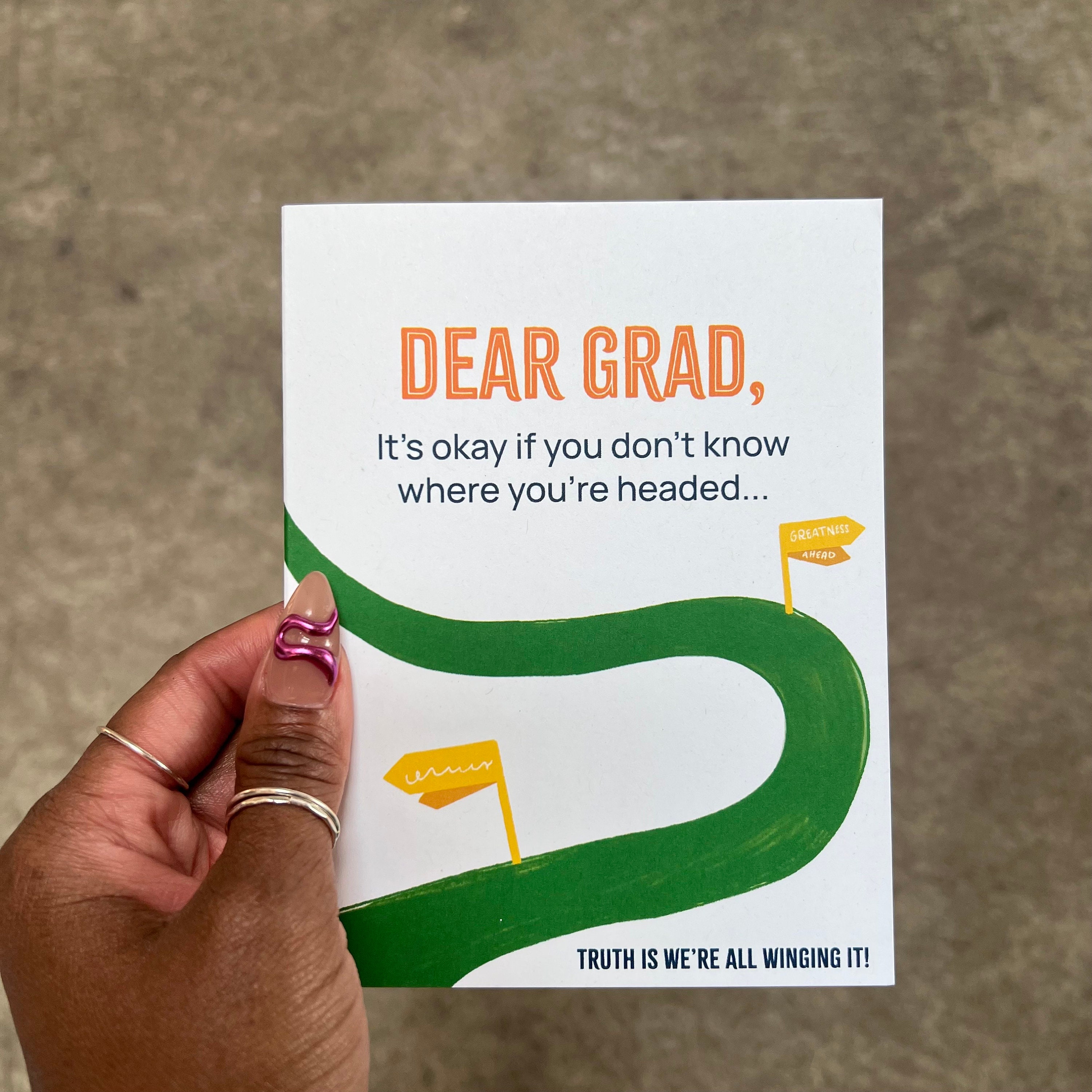 Graduation Path Graduation Greeting Card A2 4.25x5.5 - Etsy