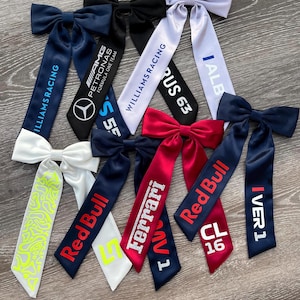 Formula One Driver Hair Bows - Etsy