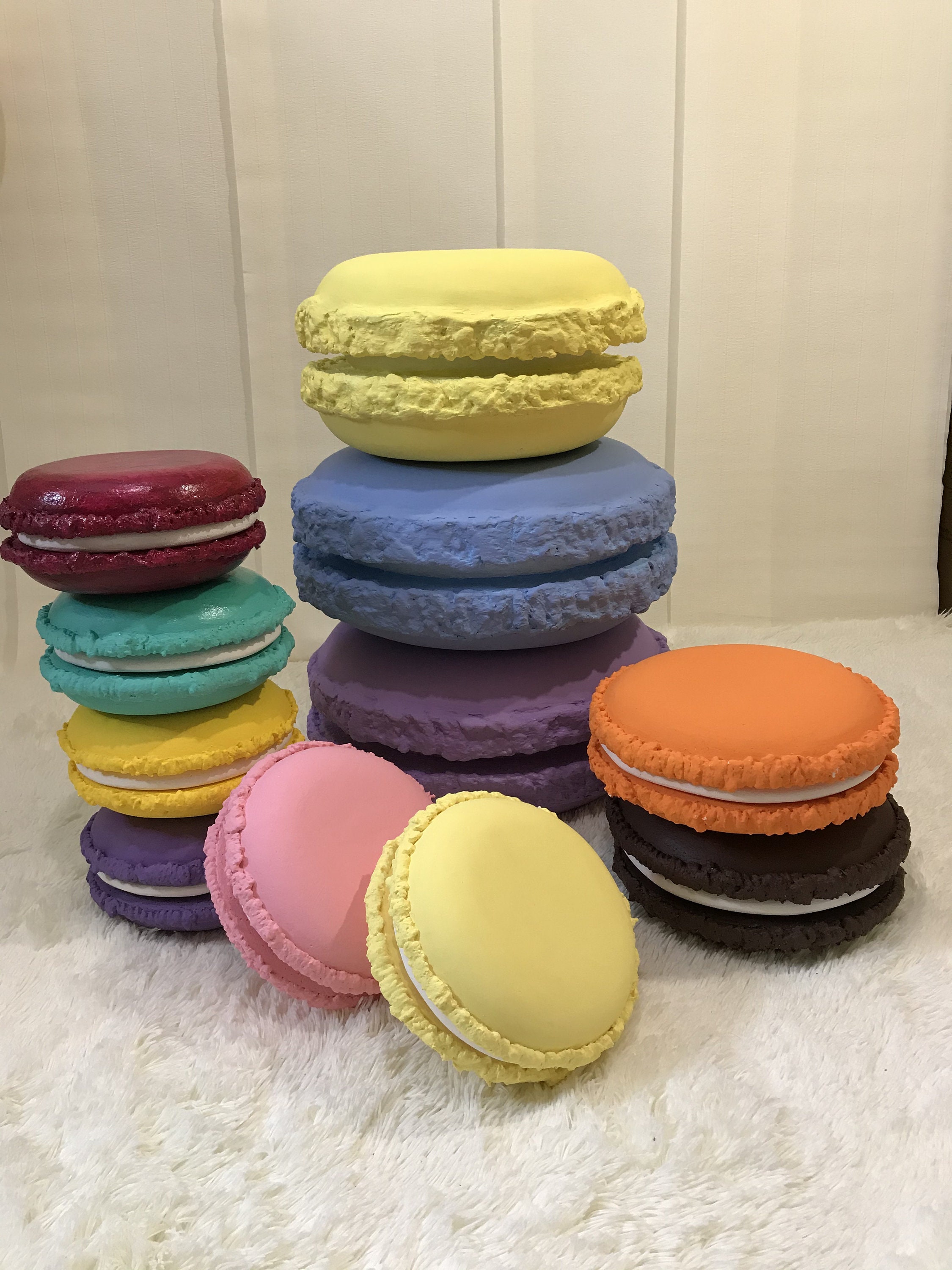 ONE Giant Macaron 50 cm 19Styrofoam decoration Party | Etsy