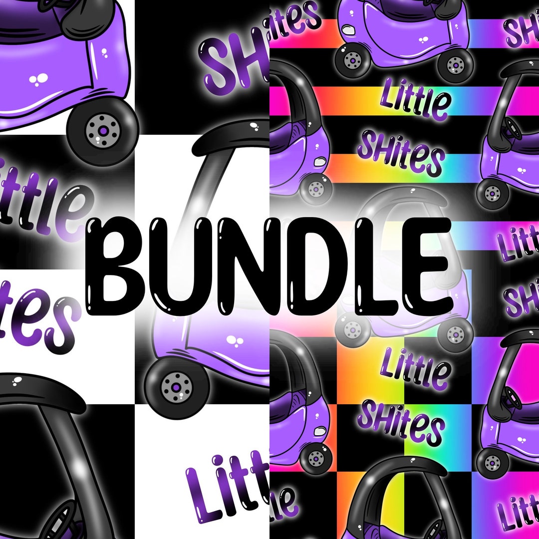 Little Shi*tes - Seamless Pattern Bundle for Commercial Use, Surface ...