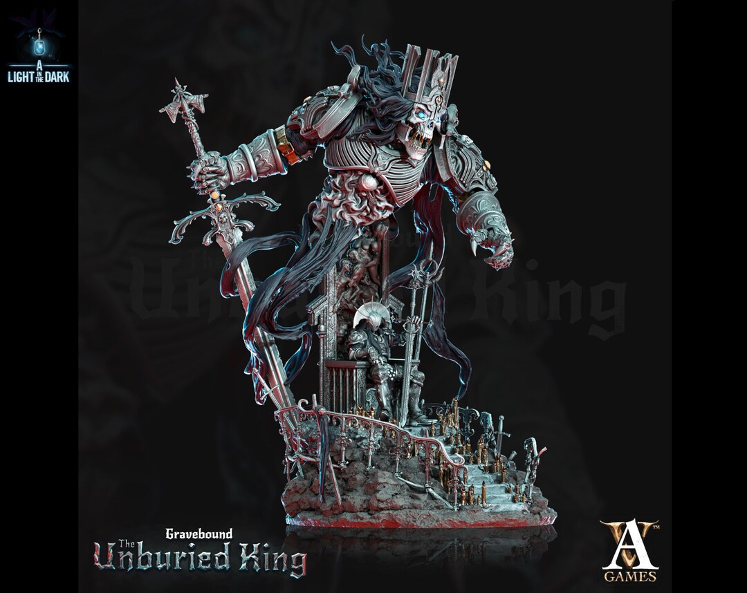 Atrum Rex Gravebound the Unburied King for D&D Dungeons and Dragons ...