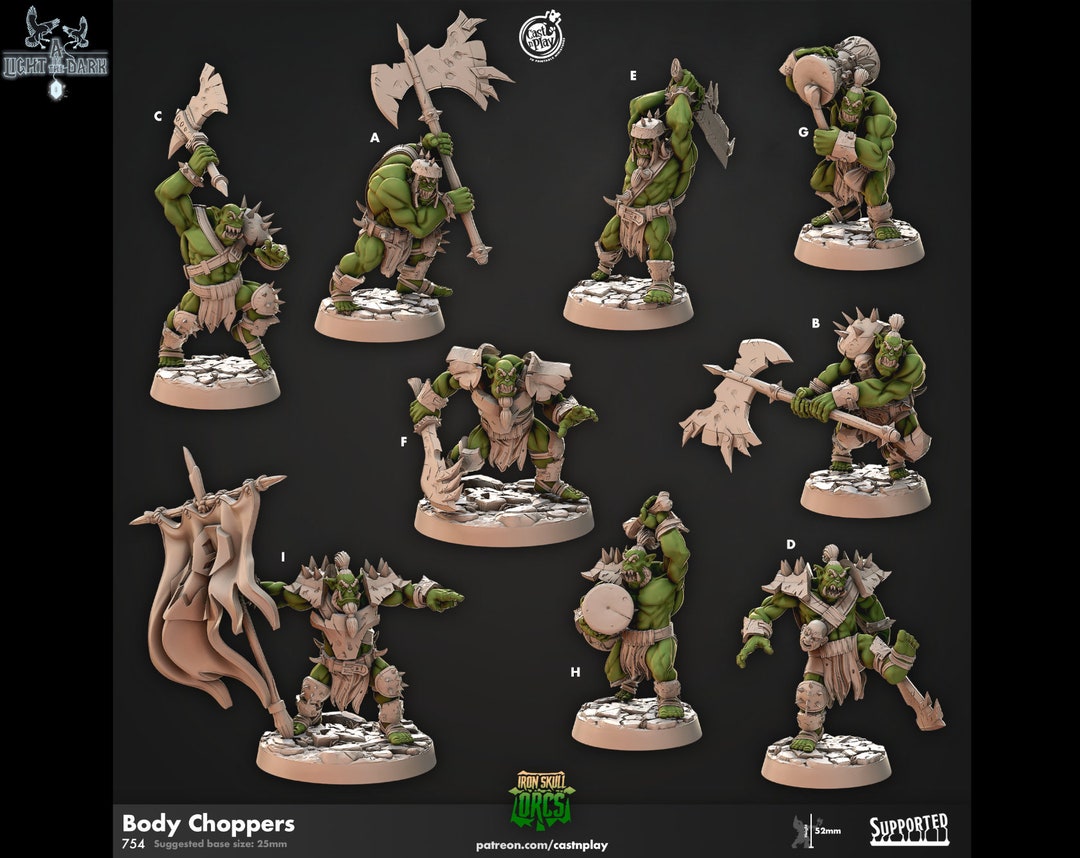 Body Choppers Iron Skull for D&D Dungeons and Dragons, Pathfinder ...