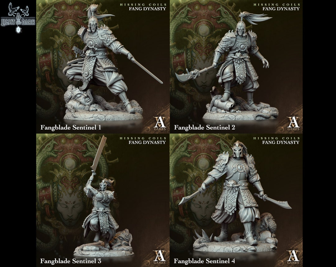 Fangblade Sentinel Hissing Coils Fang Dynasty for D&D Dungeons and ...
