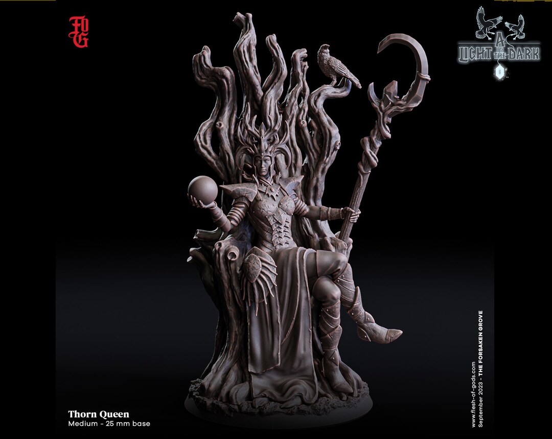 Thorn Queen the Forsaken Grove for D&D Dungeons and Dragons, Pathfinder ...