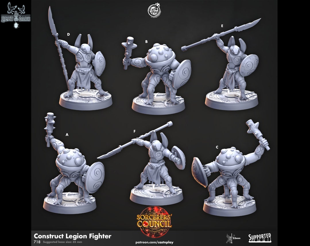 Construct Legion Fighter Sorcerers Council for D&D Dungeons and Dragons ...