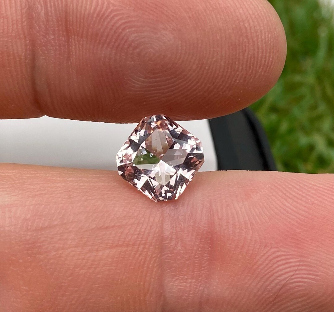 Morganite 3.35 Ct., Loose Natural Gemstone, Excellent Cut, Origin ...