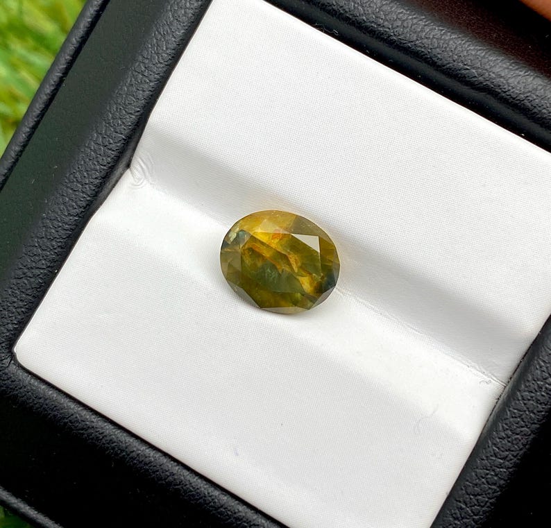 Sapphire 3.35ct Natural Unheated Gemstone, Oval Cut, Nigeria - Etsy UK