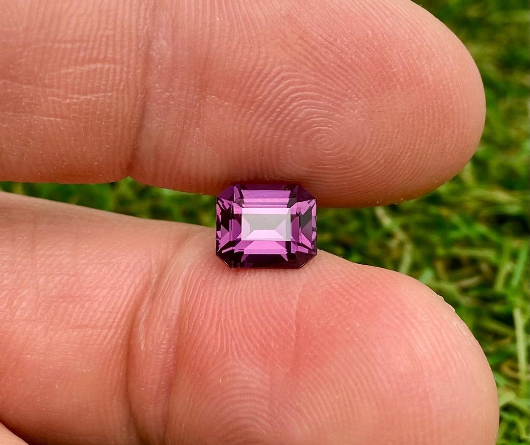 Certified Natural VS Quality 2.45 Ct., Purple Spinel Loose Gemstone ...