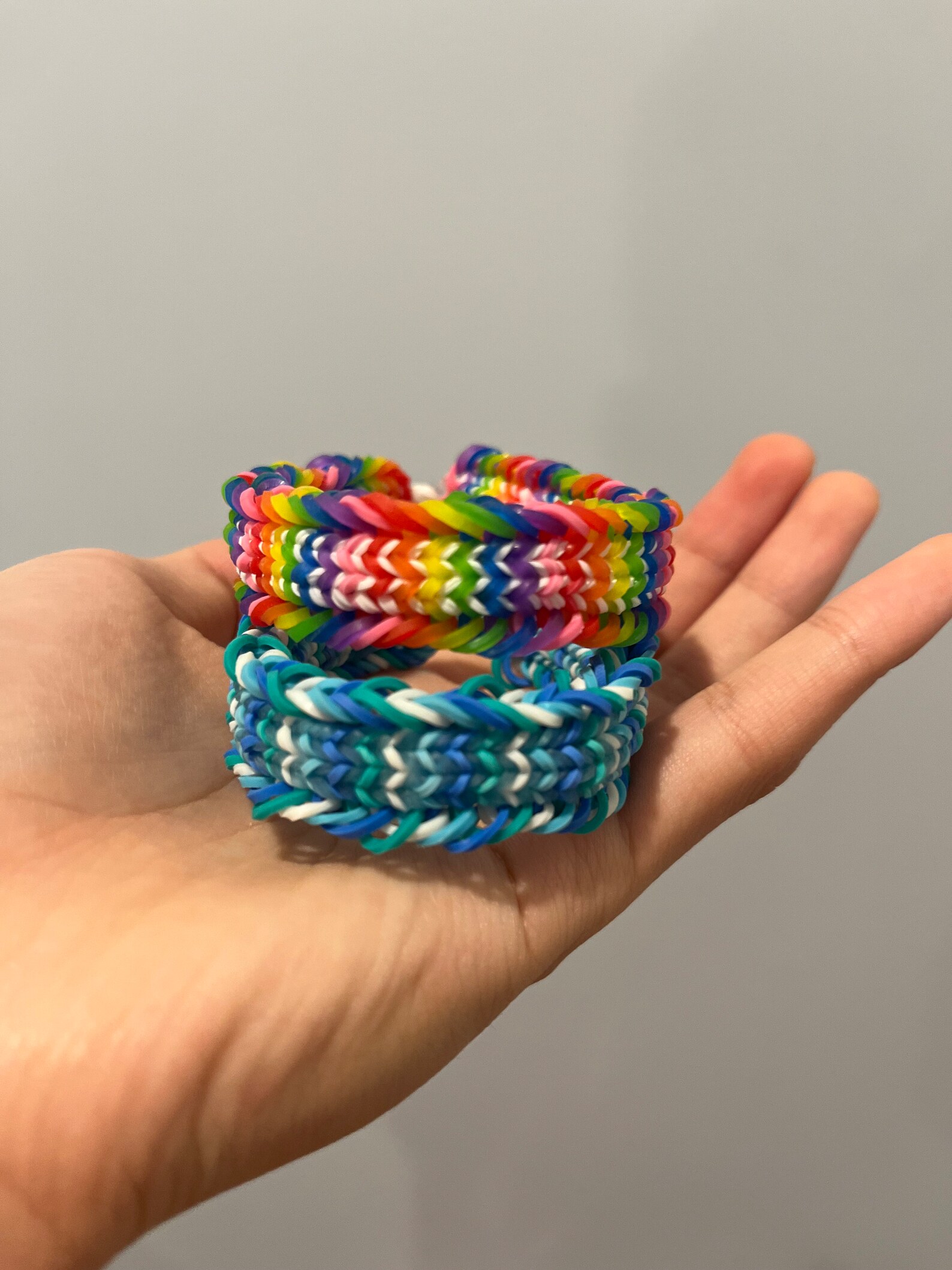 Rainbow Loom Fishtail Sandwich Bracelets - Etsy