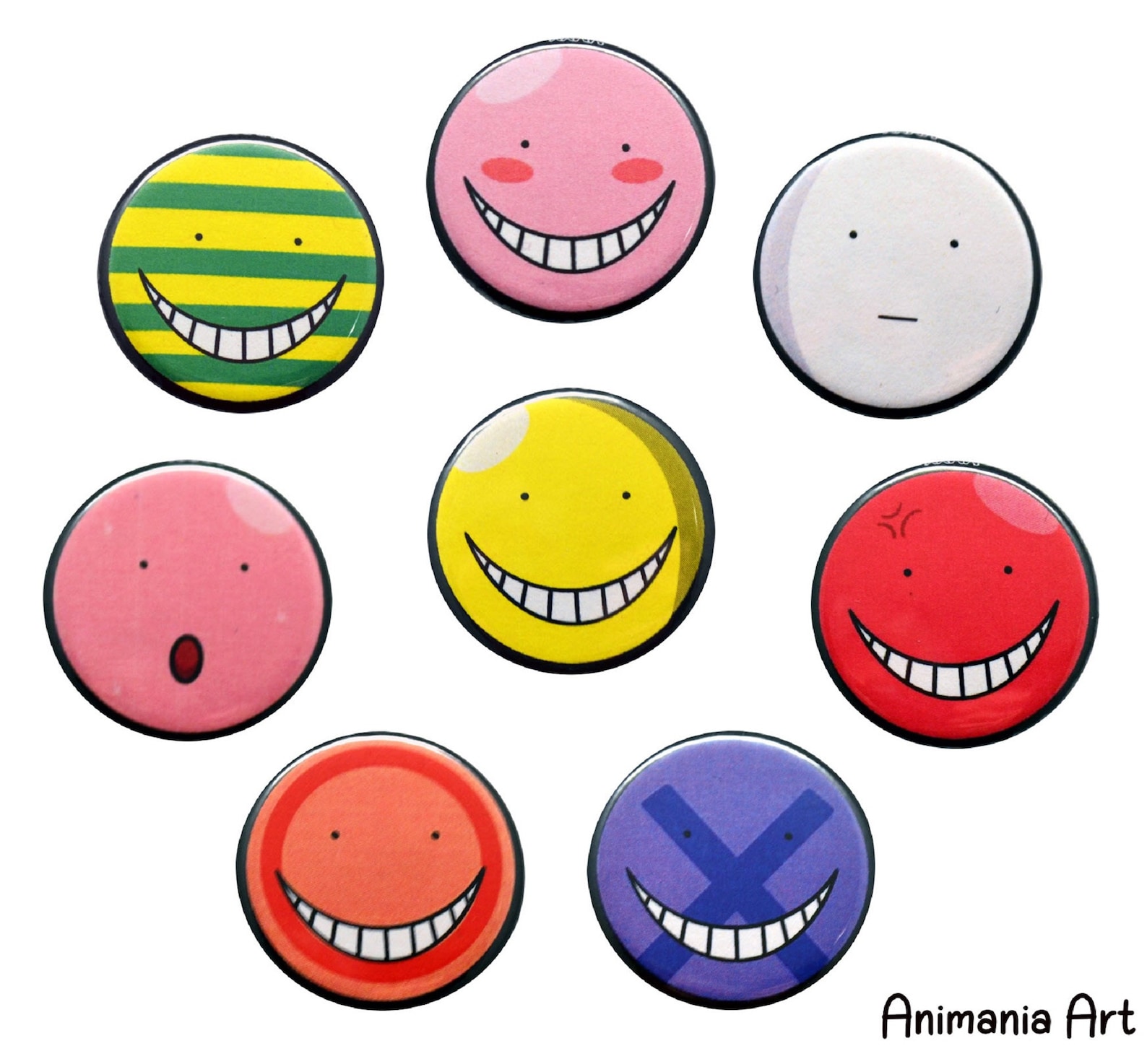 Korosensei Assassination Classroom Pinback Button Pins - Etsy
