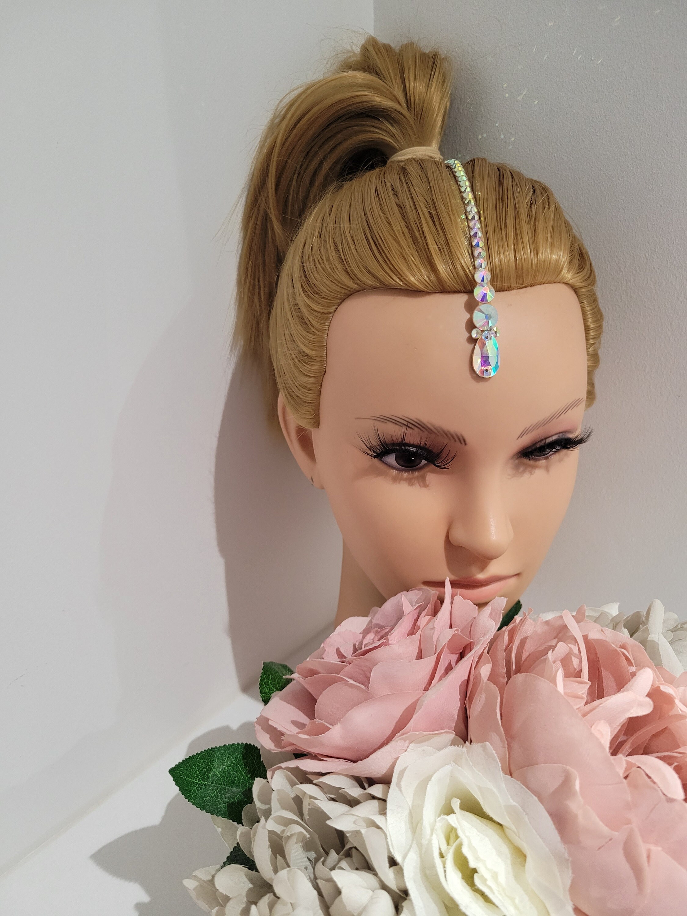 Hair Parting Strip, Hair Parting Decoration, Ballroom/latin Hairpiece ...