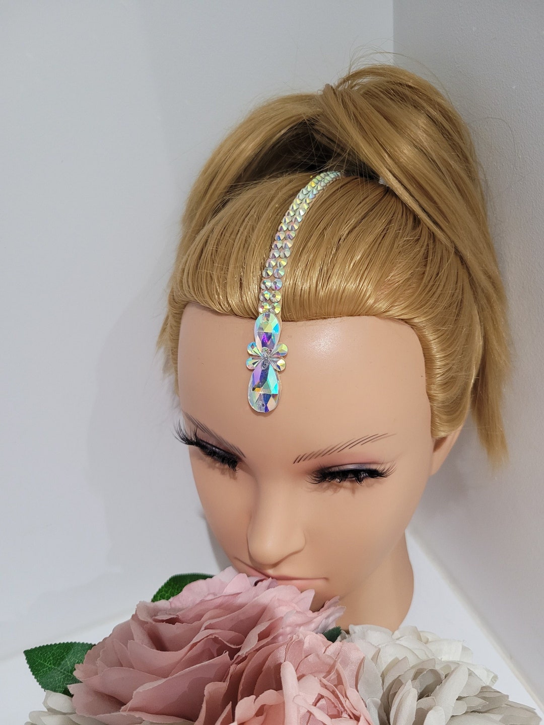 Hair Parting Strip, Hair Parting Decoration, Ballroom/latin Hairpiece ...