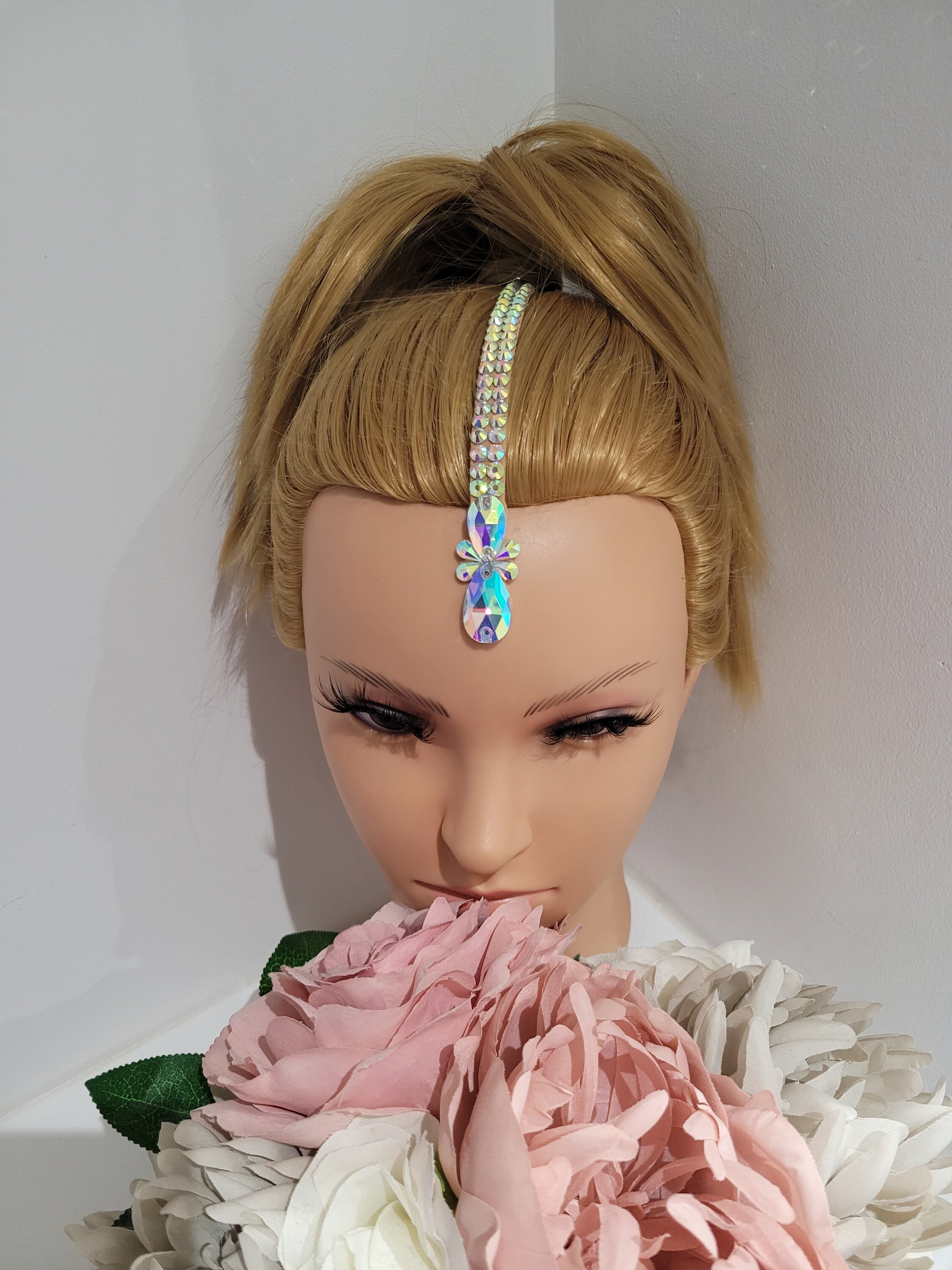 Hair Parting Strip, Hair Parting Decoration, Ballroom/latin Hairpiece ...