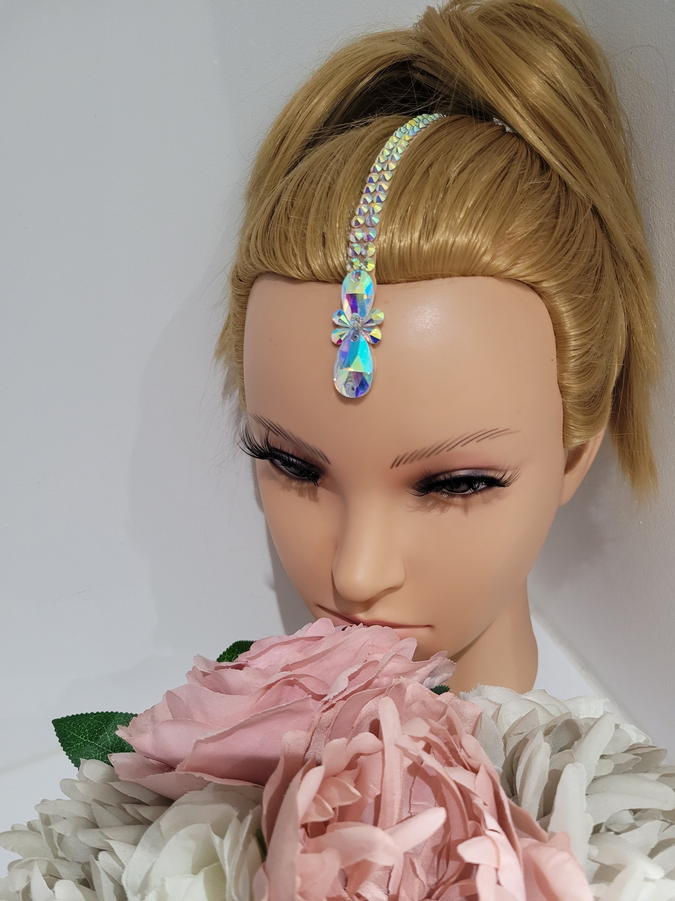 Hair Parting Strip, Hair Parting Decoration, Ballroom/latin Hairpiece ...