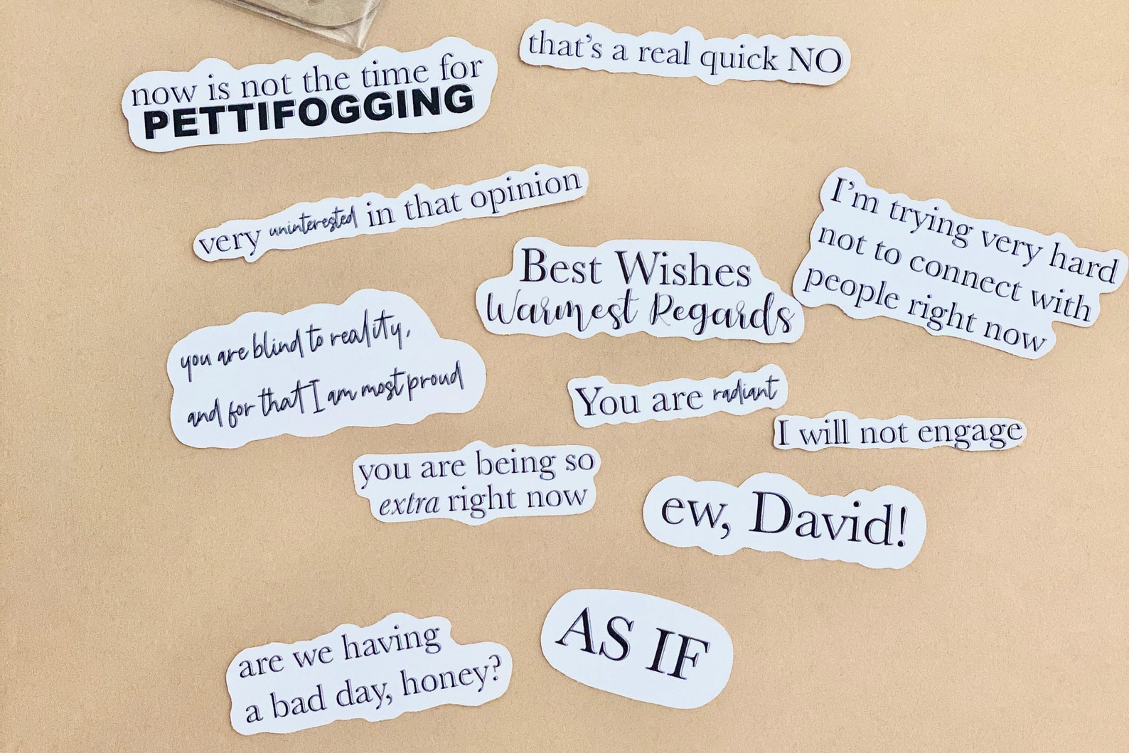 Best Wishes Warmest Regards Sticker Pack Funny TV Show - Etsy