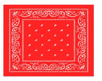 Red Bandana Paisley Print Edible Cake Sheet or Pre Cut Cake - Etsy