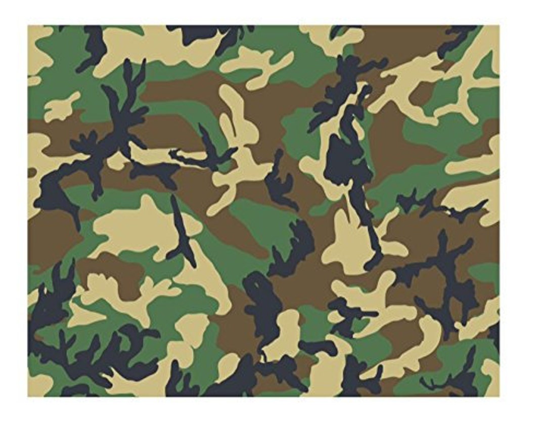 Woodland Camo Edible Icing Sheets Assorted Image Cake Toppers-frosting ...
