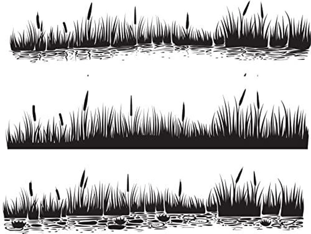 Cattails Border Side Strips Edible Cake Topper - Etsy
