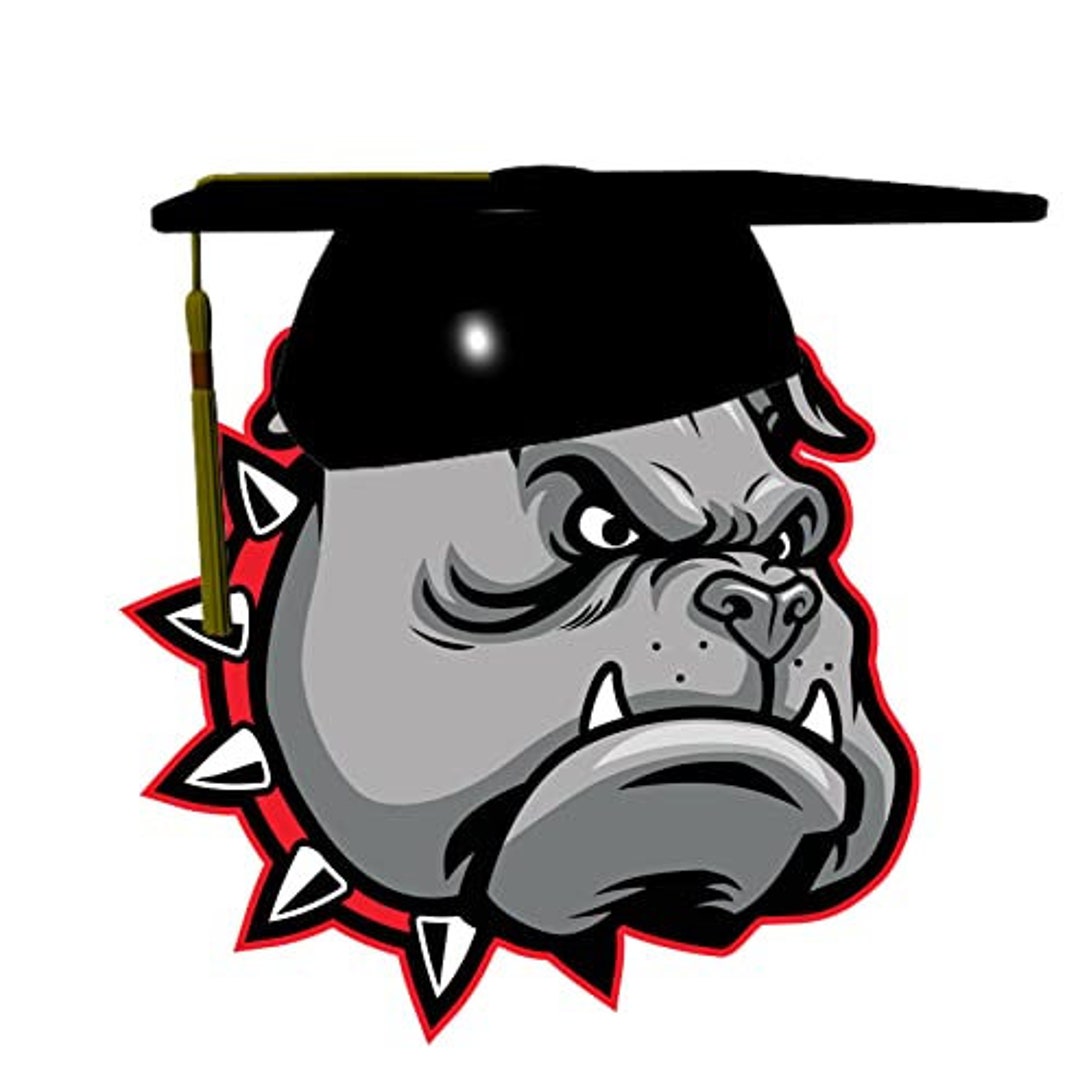 Bulldog Mascot Graduation Edible Cake Topper - Etsy