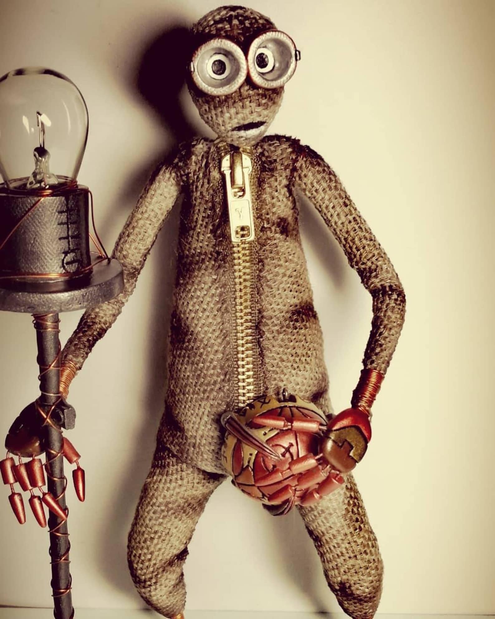 9 movie 9 character model art hand painted nine Stitchpunk | Etsy