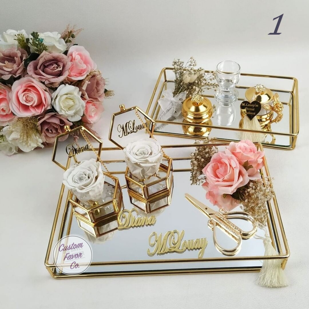 Personalized Nikkah Ring Plate, Nikkah Ring Tray, Nikkah Ring Holder ...