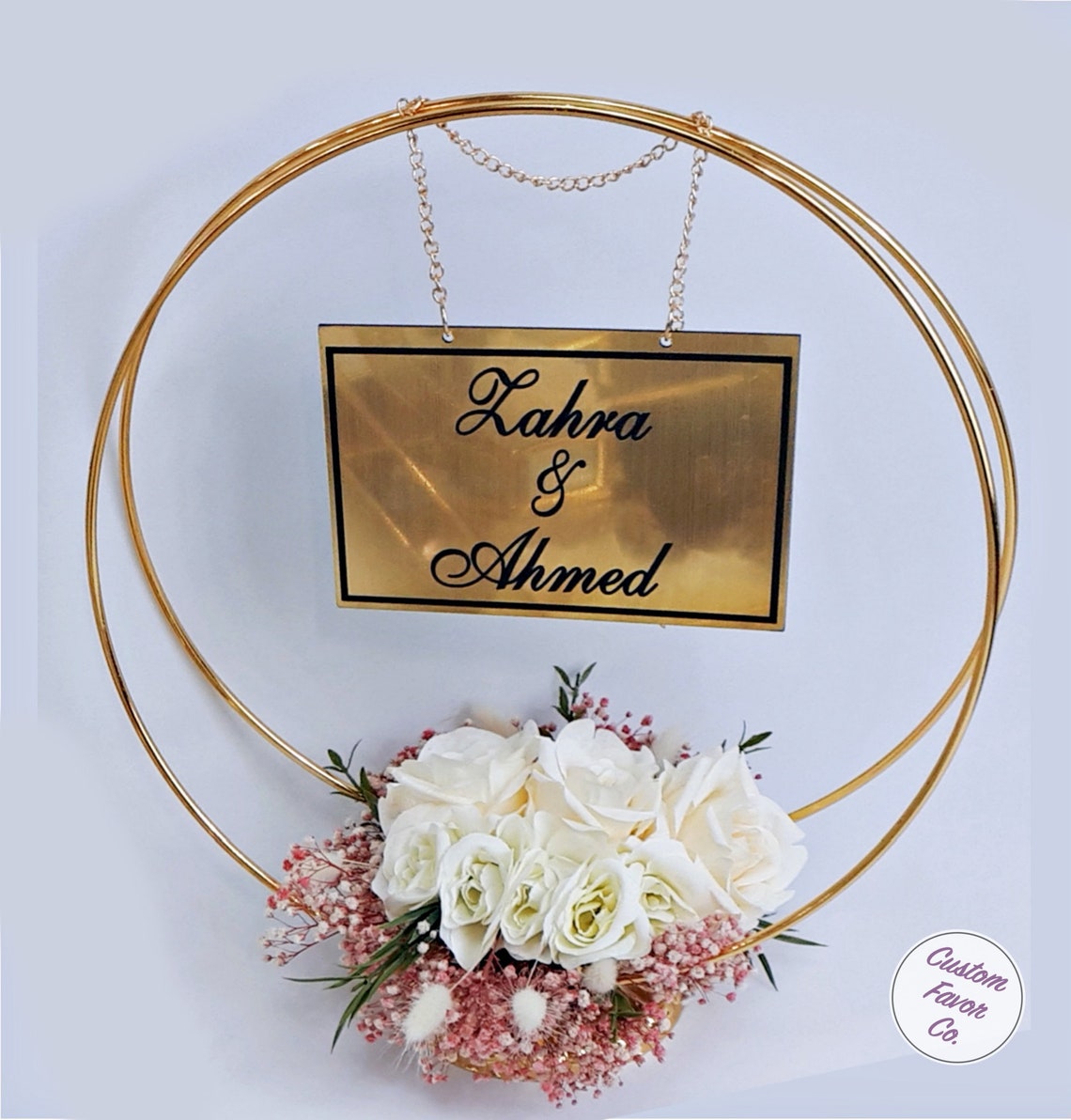 Personalized Nikkah Ring Plate and Sign Nikkah Ring Tray - Etsy
