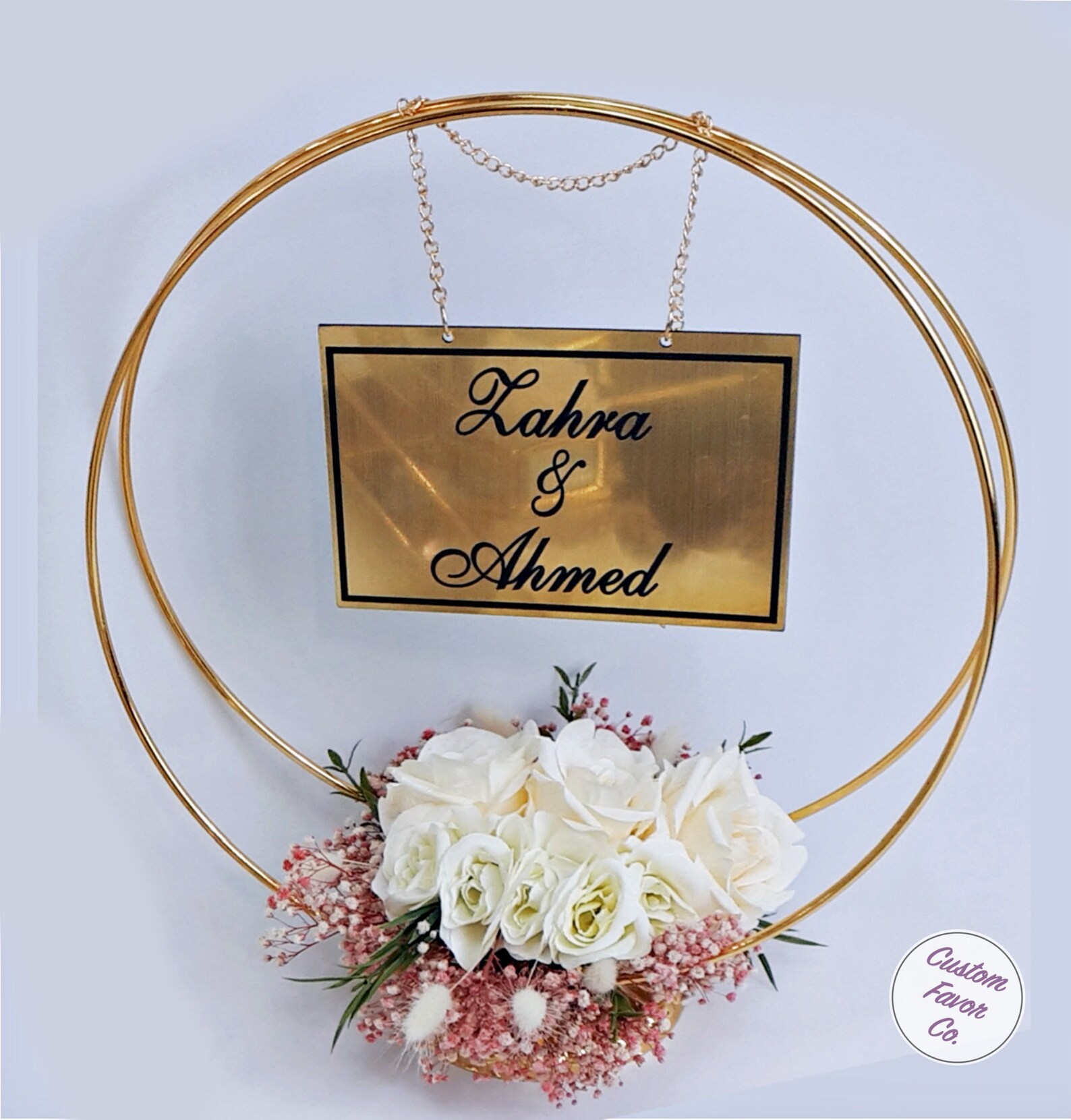 Personalized Nikkah Ring Plate and Sign Nikkah Ring Tray - Etsy