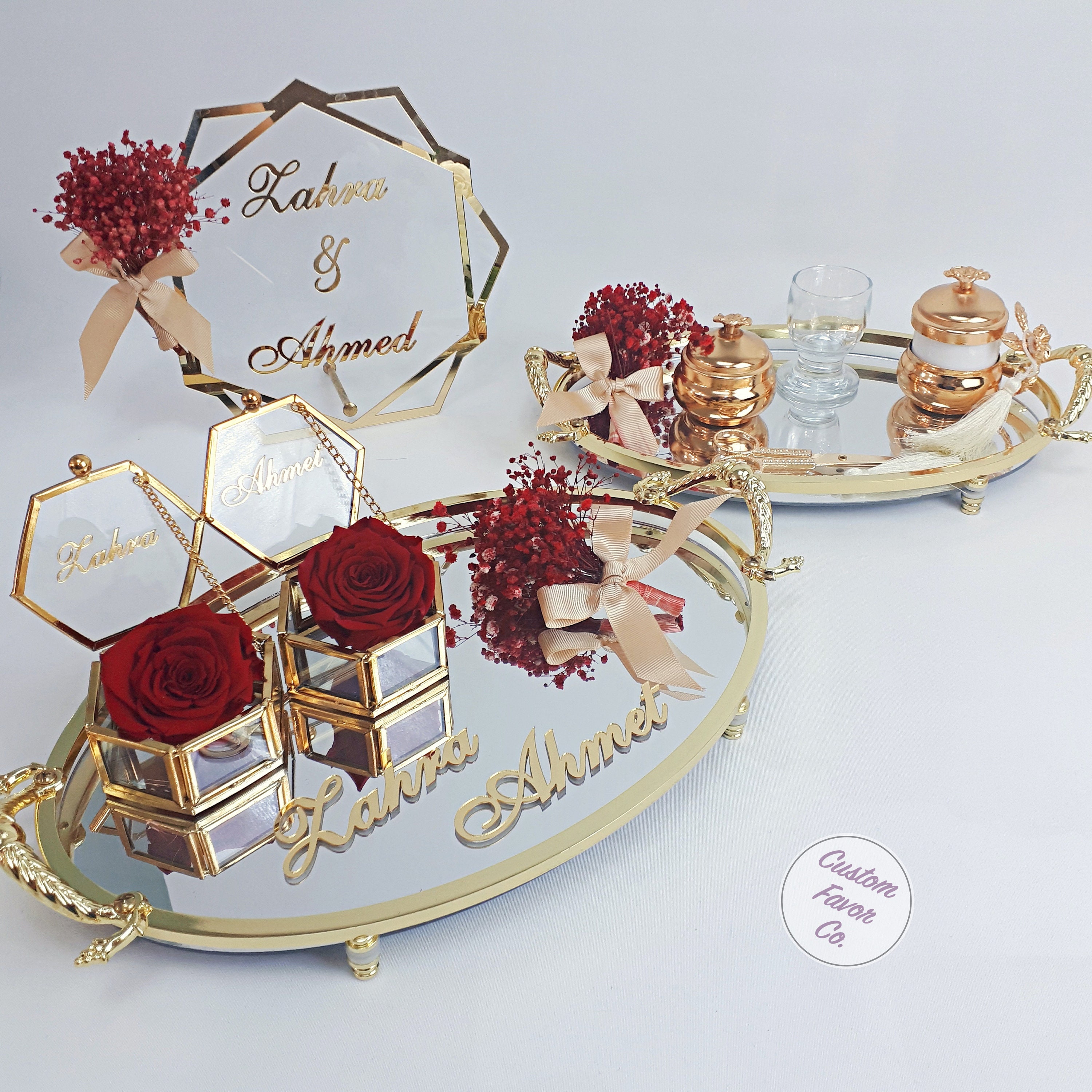 Personalized Nikkah Ring Plate Nikkah Ring Tray Nikkah Ring - Etsy Canada