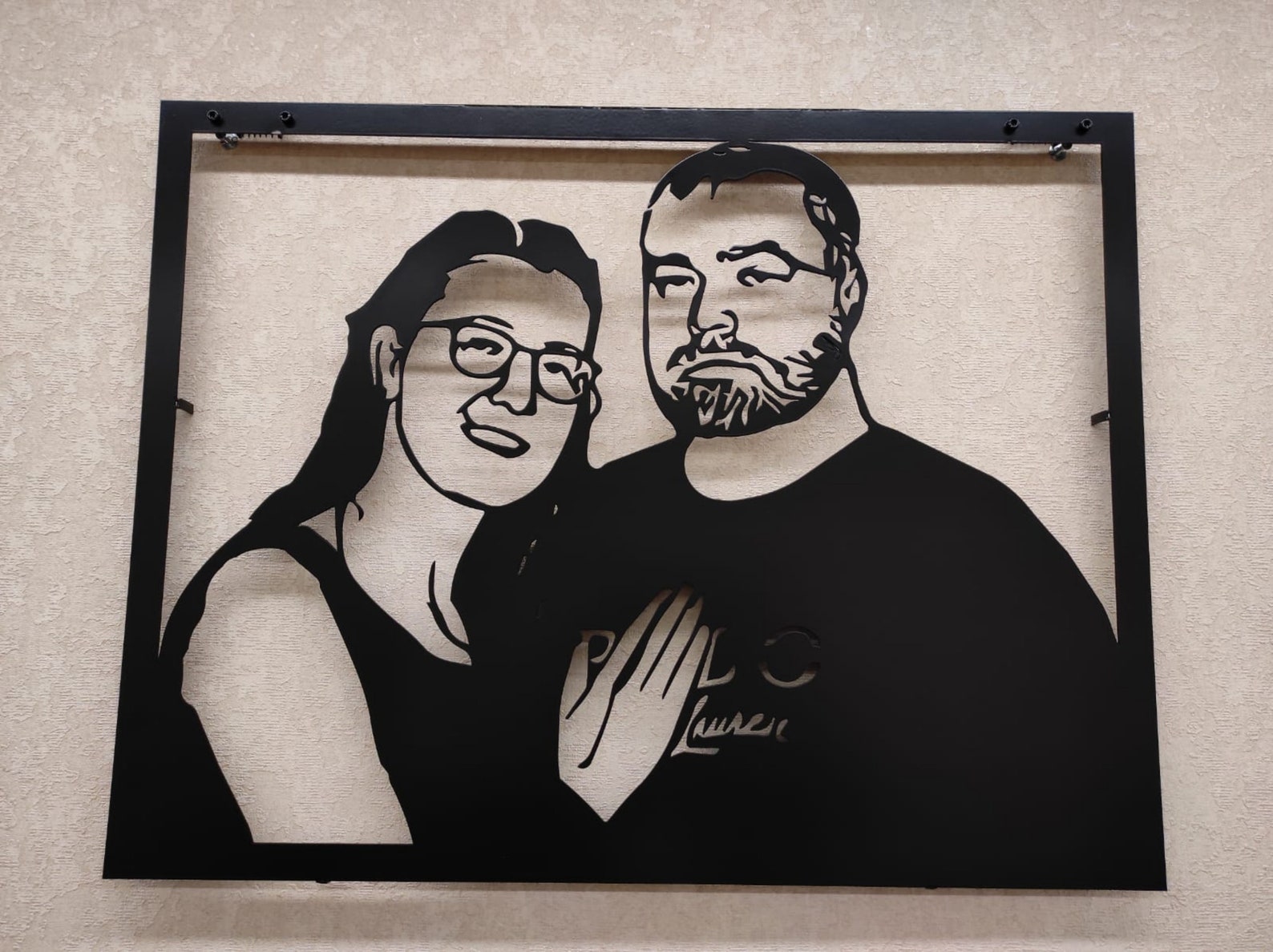 Metal Portrait From Photo Personalized Family Metal Sign - Etsy