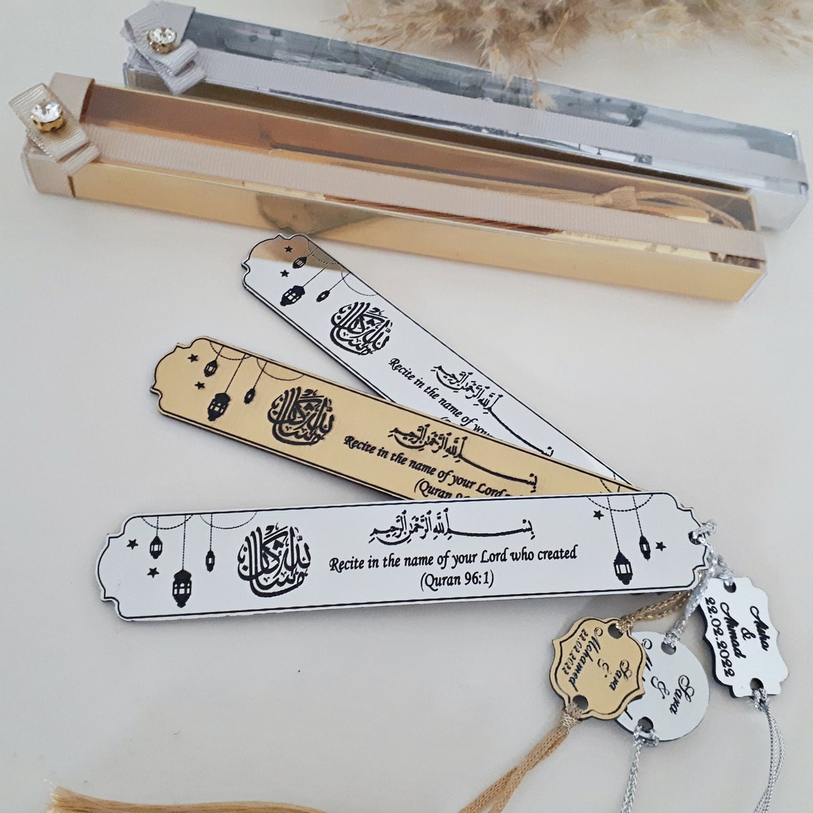 Personalized Islamic Bookmarks Quran Bookmark Small Ramadan | Etsy