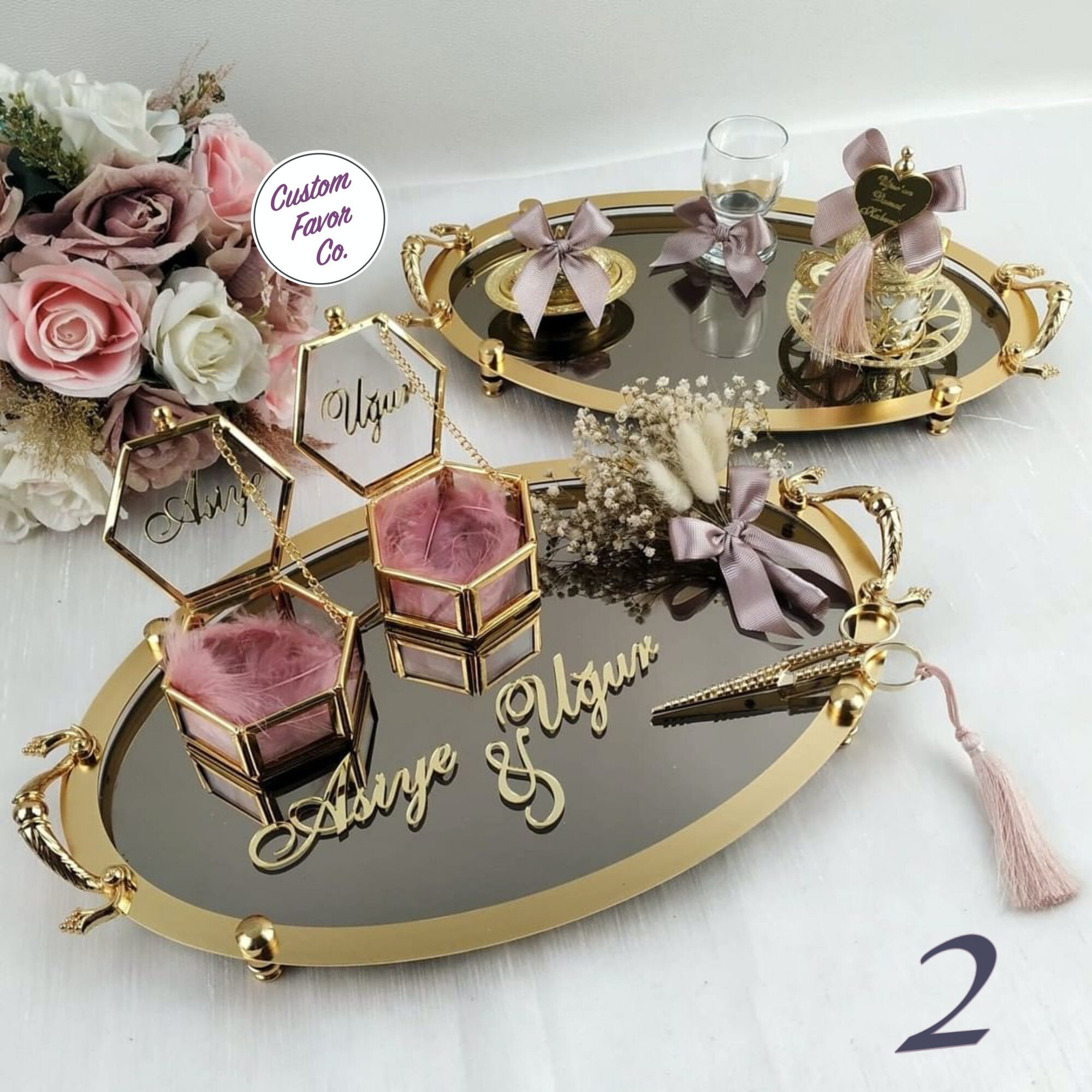 Personalized Nikkah Ring Plate Nikkah Ring Tray Nikkah Ring - Etsy
