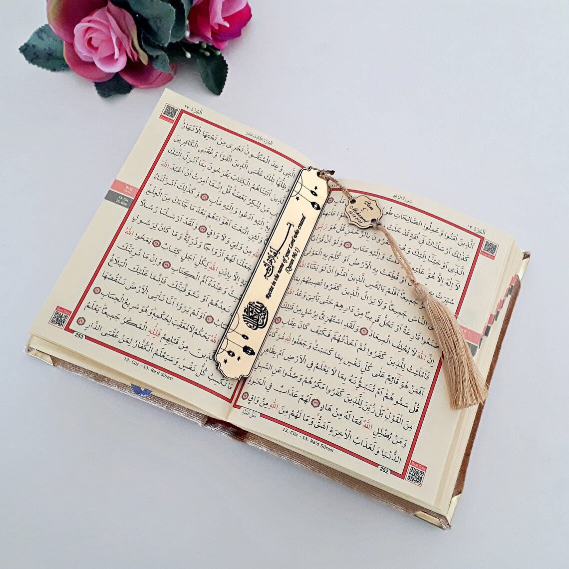 Personalized Islamic Bookmarks Quran Bookmark Small Ramadan - Etsy
