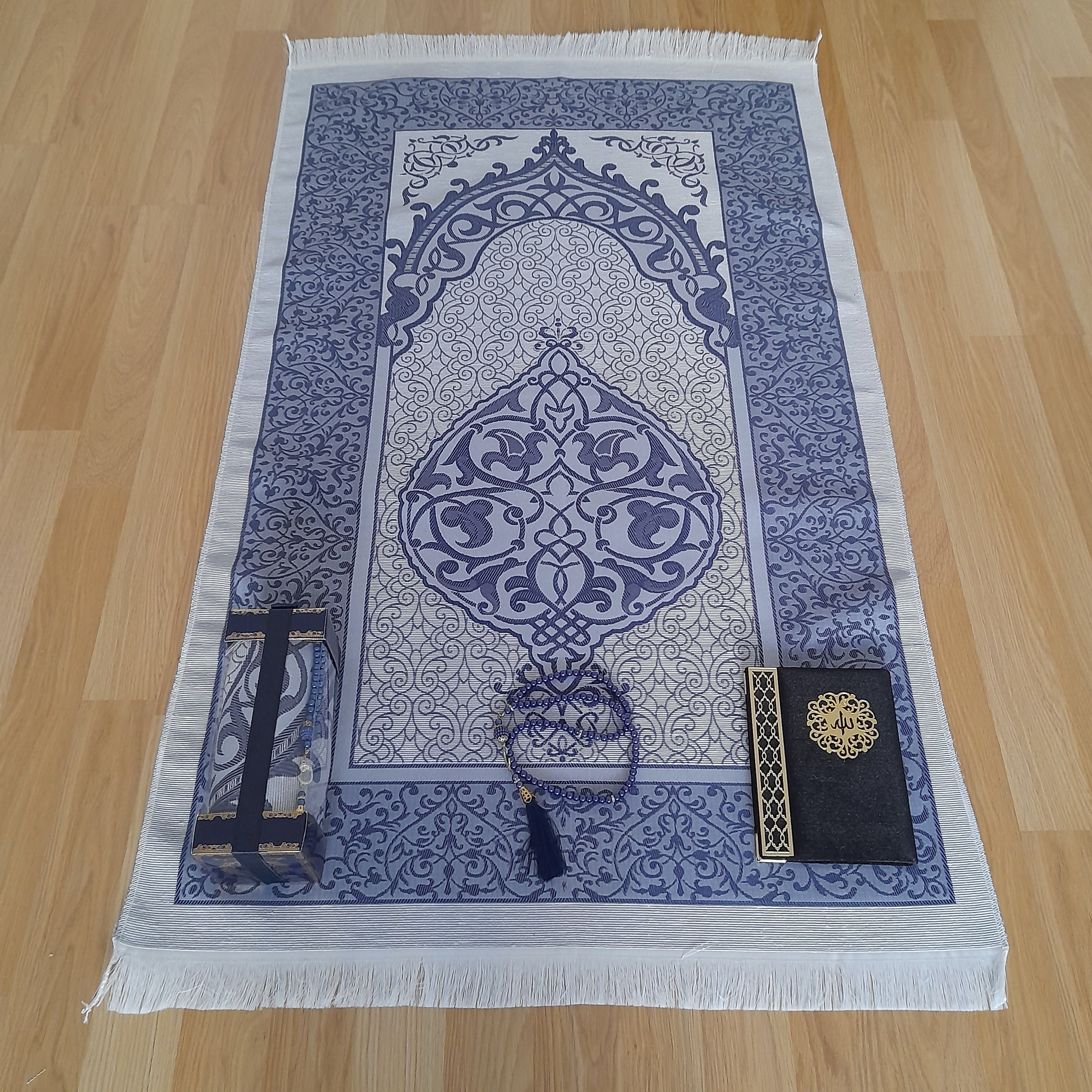 Personalized Prayer Rug Quran Yaseen Gift Set Islamic Prayer | Etsy