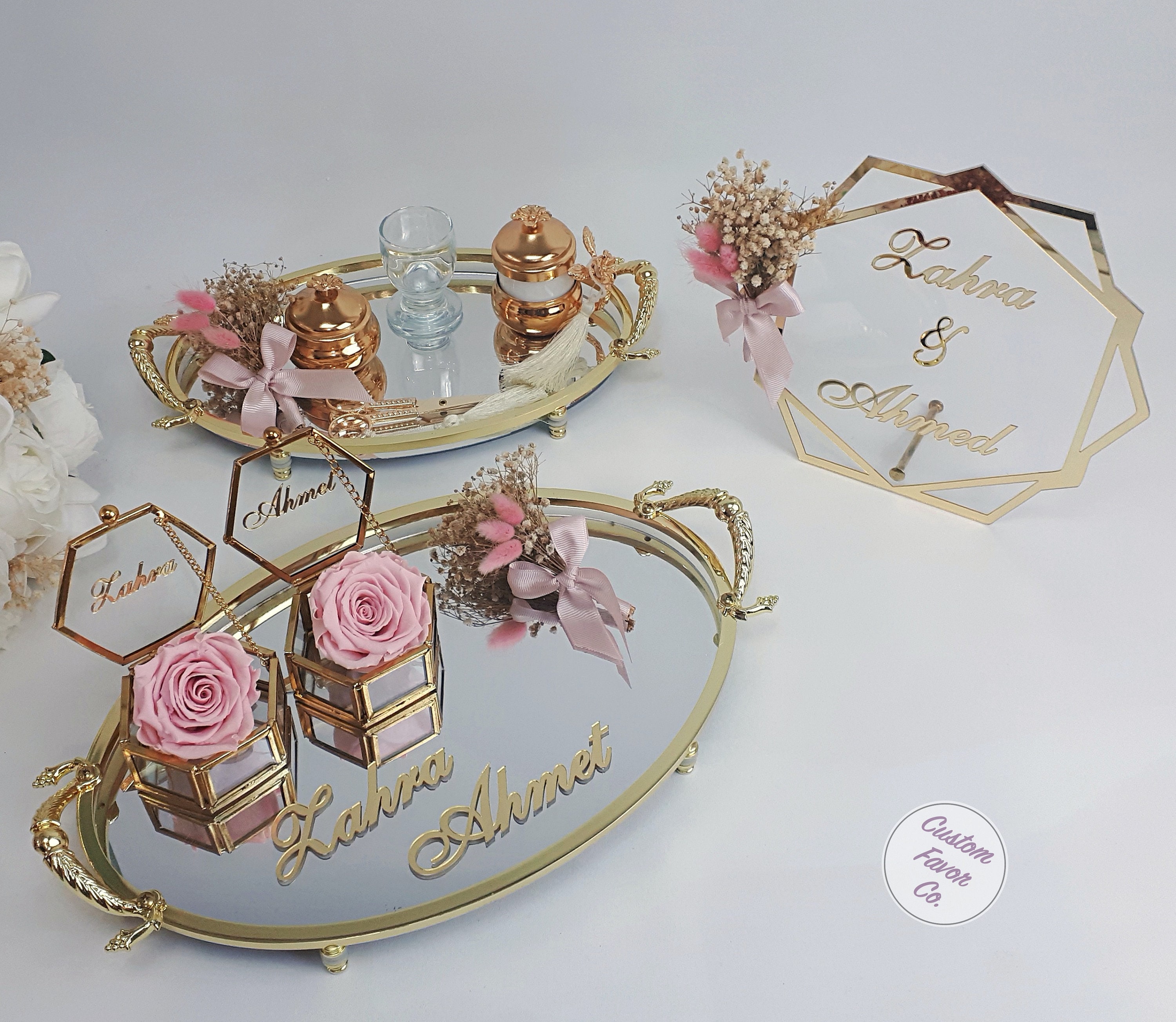 Personalized Nikkah Ring Plate Nikkah Ring Tray Nikkah Ring - Etsy Canada