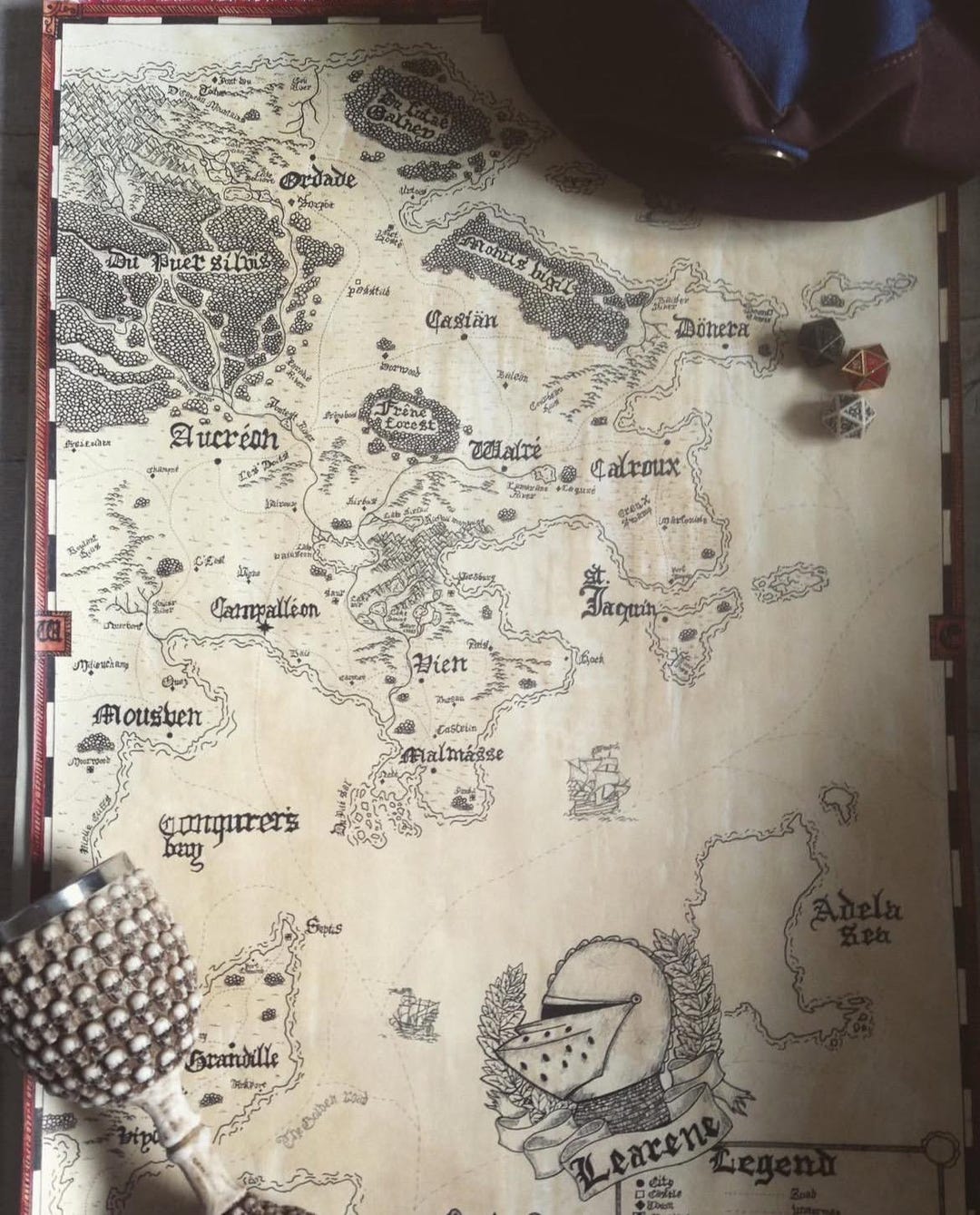 Fantasy Map Commission A4 (210mm X 297mm) - Etsy