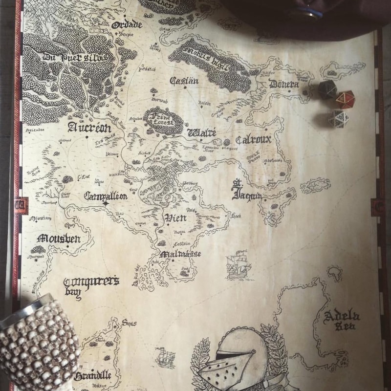 Commission Drawing Map - Etsy UK