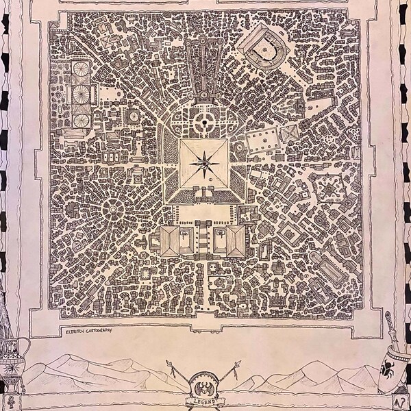 Fantasy World Map Art Commission - Etsy