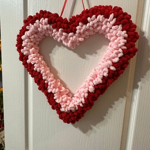 Two Tone Heart Wreath - Etsy
