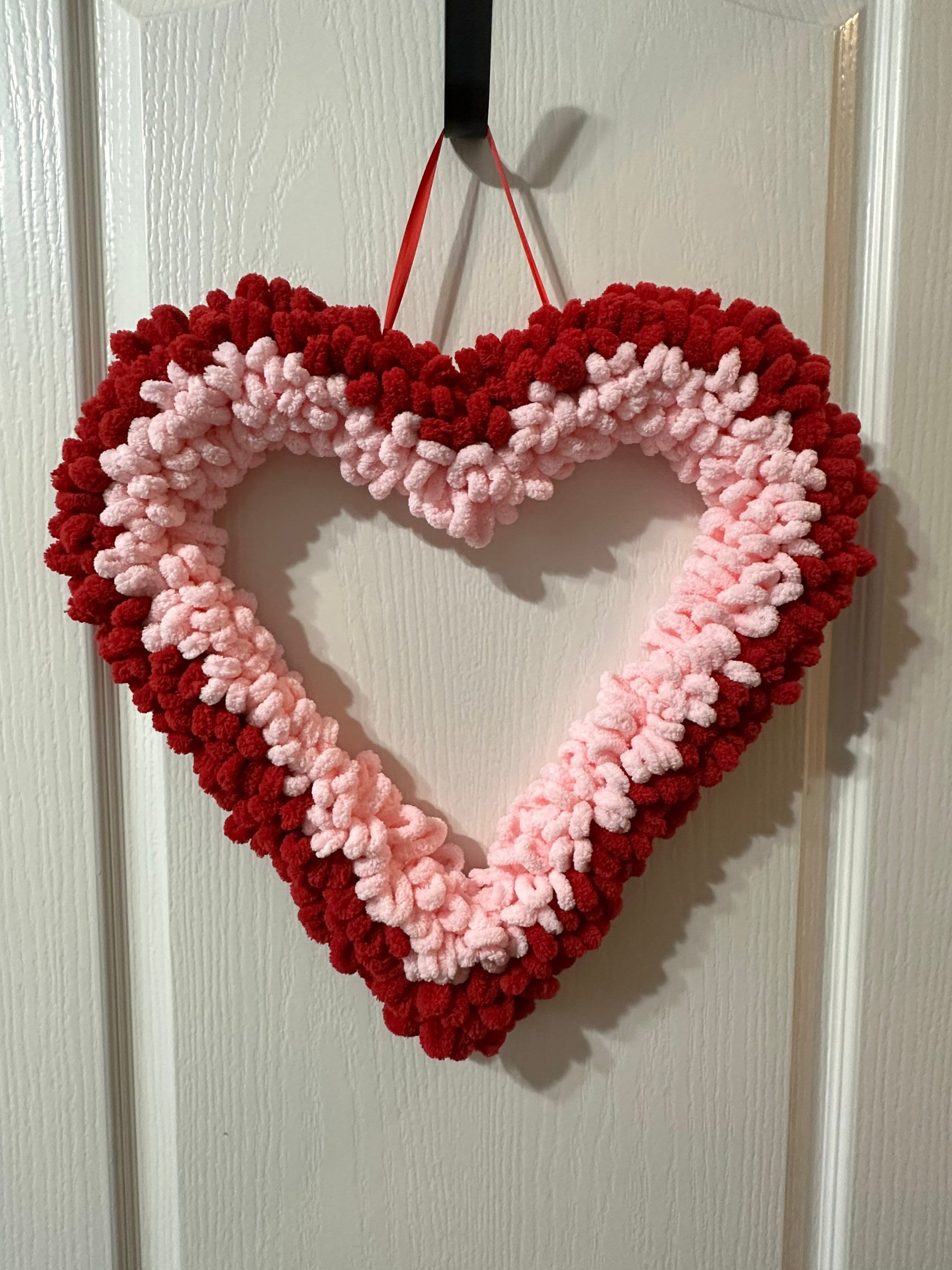 Two Tone Heart Wreath - Etsy